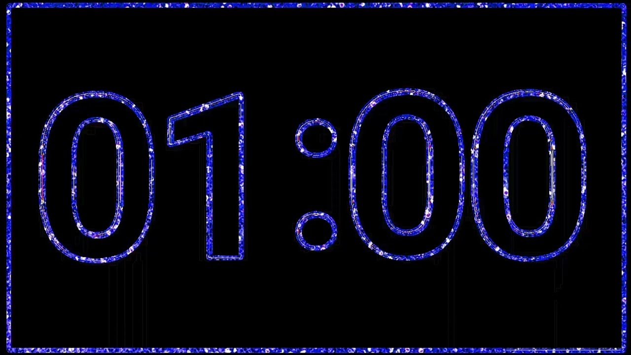 60 seconds countdown timer with alarm #timer #countdown - YouTube
