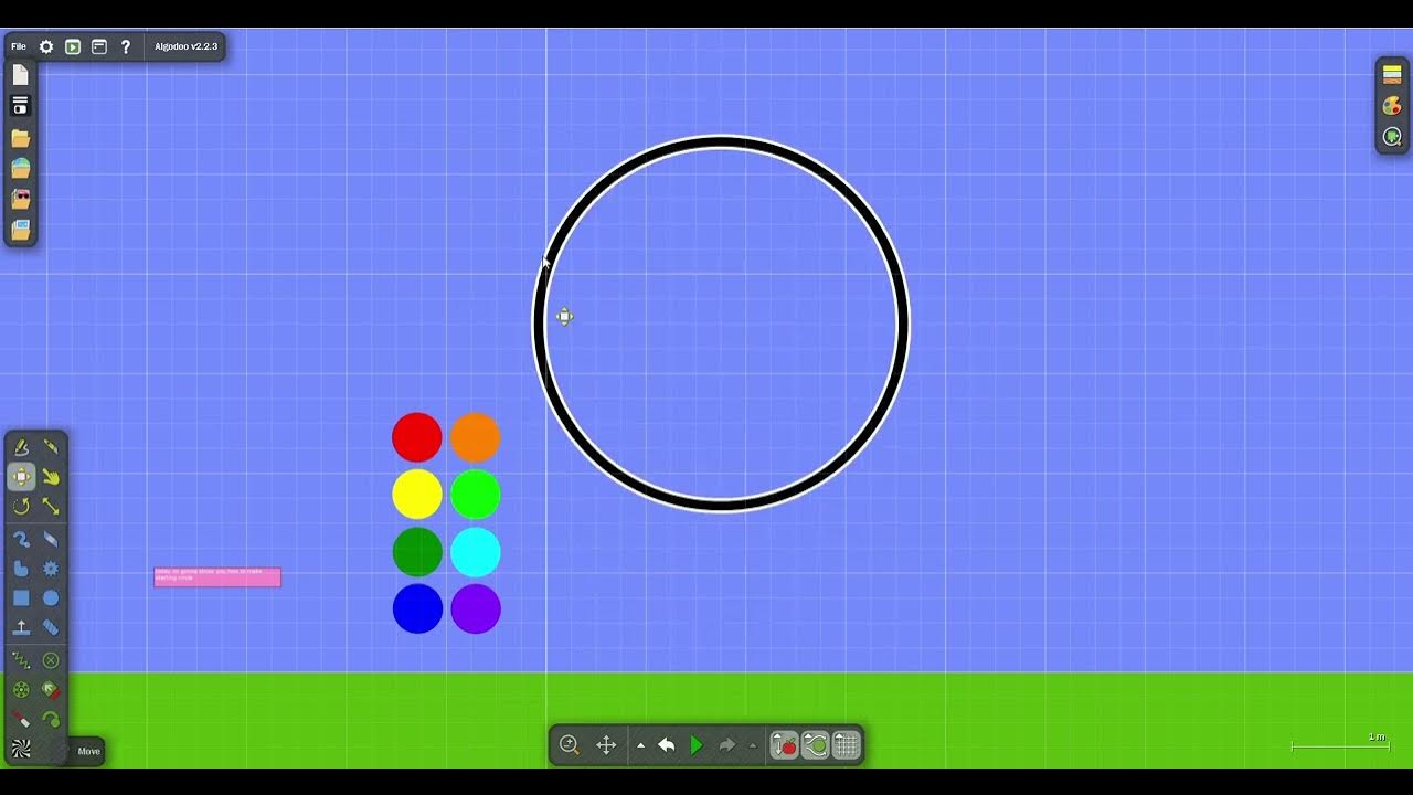 how to create starting circle in algodoo! - YouTube