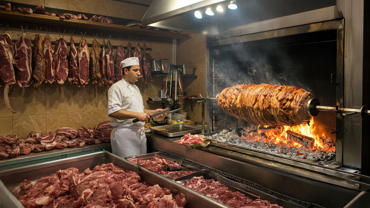 EXTREME Turkish Meat Meal! Inside a Best Kebab Restaurant – Exotic Food ...