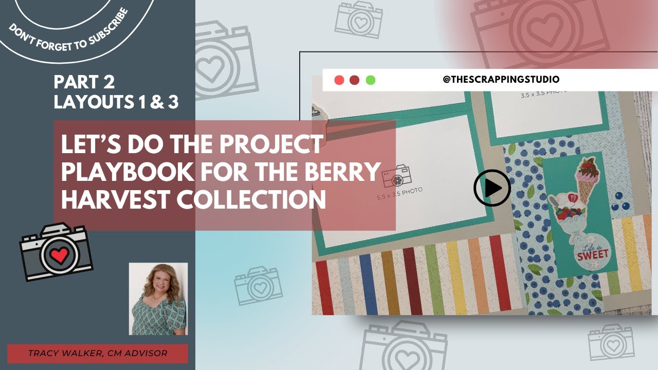 Creative Memories Berry Harvest Project Playbook | 12x12 Scrapbooking ...