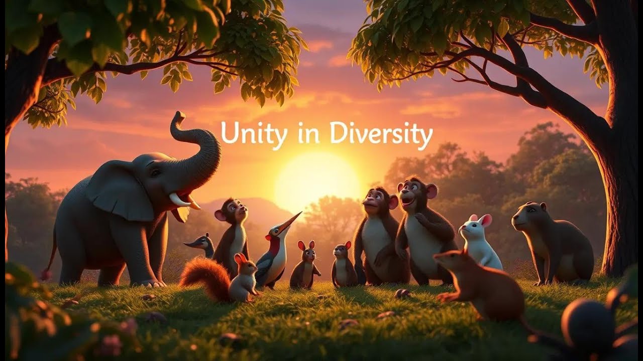 Unity in Diversity: Forest Animals Working Together | AI Animation ...