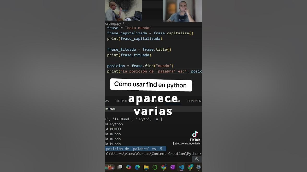 Find En Python Ingeniería Python Engineering Programacion Programming Aprenderpython Youtube