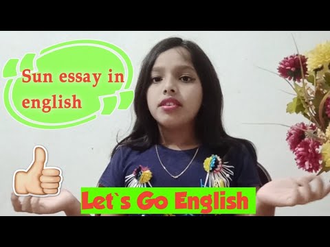 sun essay in english | 10 lines on sun in english - YouTube