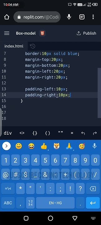 Box-Model in CSS | #shorts | #html | #css | #boxmodel - YouTube