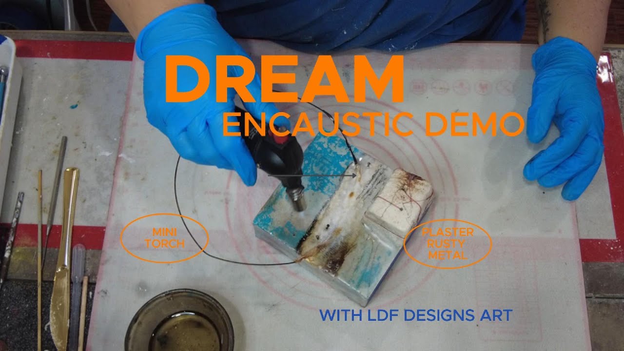 Dream- An Encaustic Demonstration- Mixed Media Art - YouTube