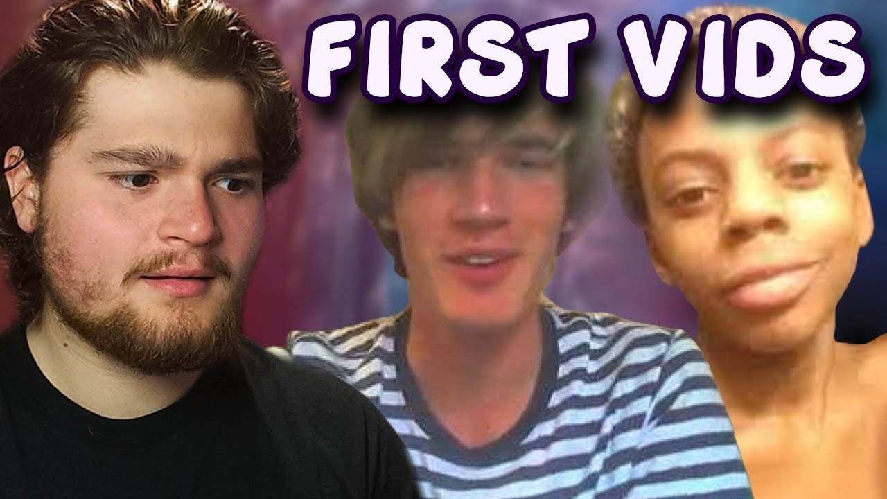 I Reacted To Famous YouTubers First Videos! - YouTube