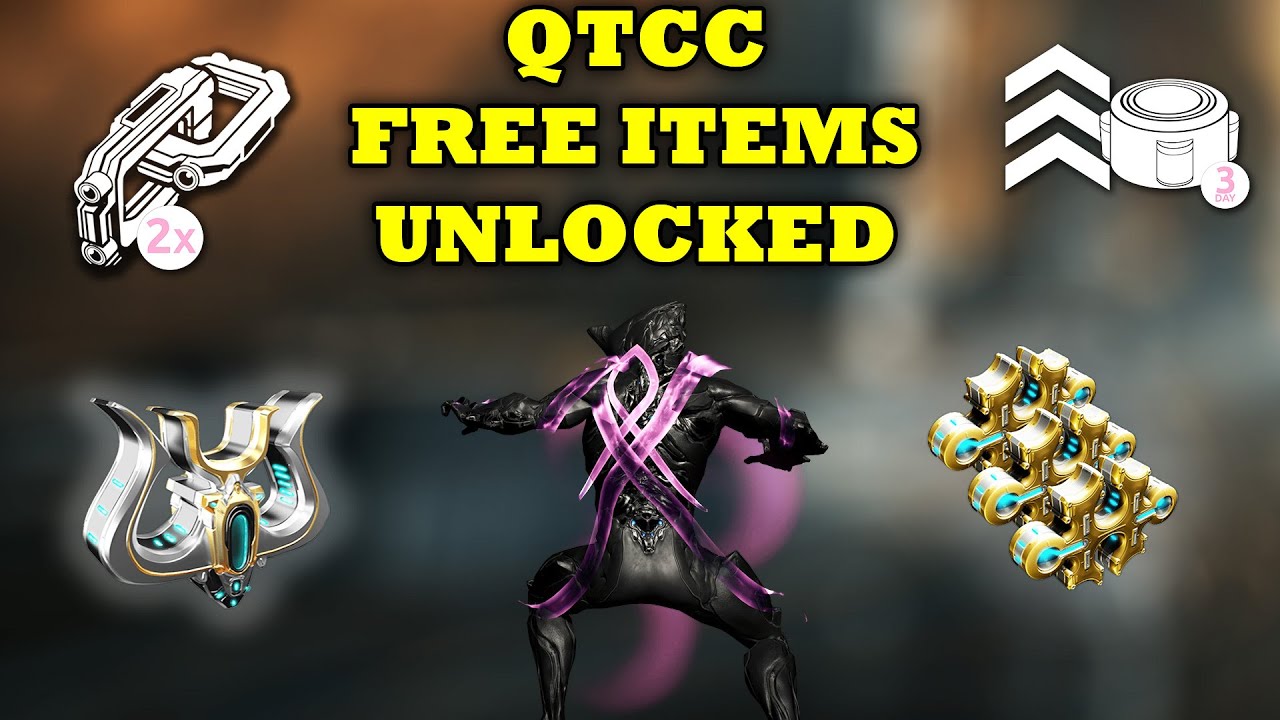 All Free Warframe Items That Are Unlocked From Quest To Conquer Cancer ...