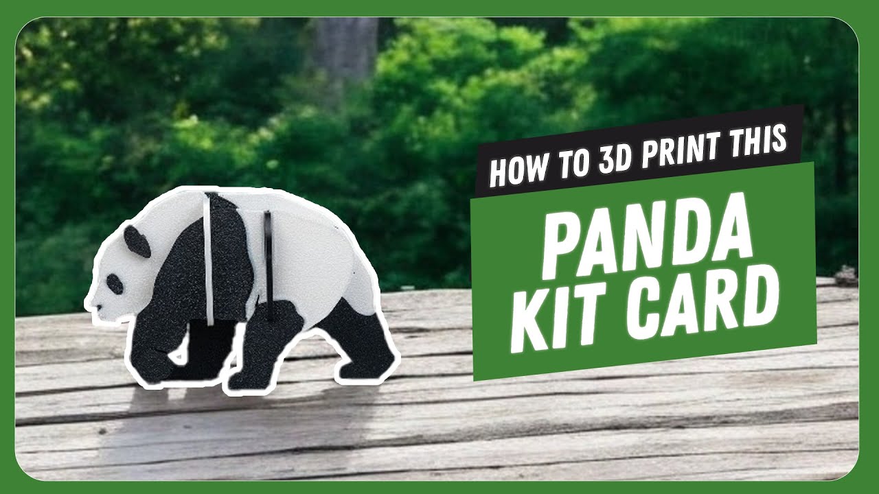 How to slice: Panda Kit Card - YouTube