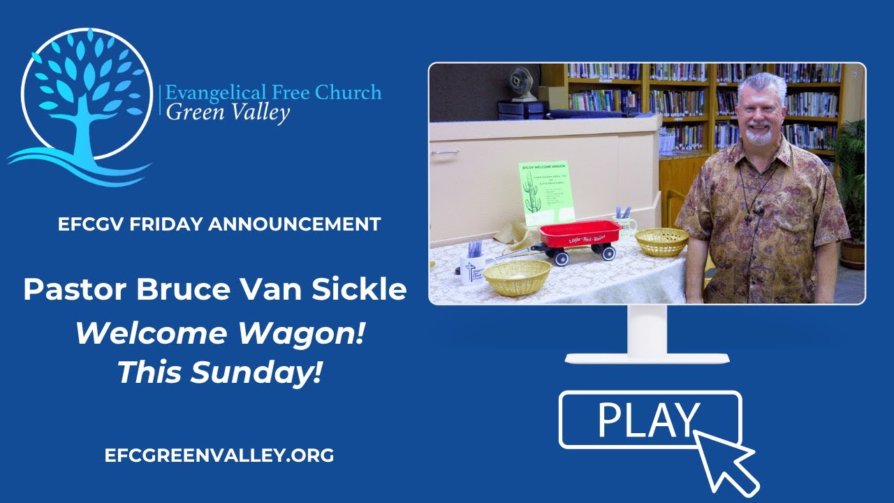 Announcement from Pastor Bruce Van Sickle - YouTube