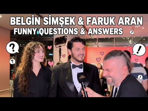 Funny Q&A with Belgin Simsek & Faruk Aran 🎤😂 | English Subtitles | #belginşimşek #farukaran 