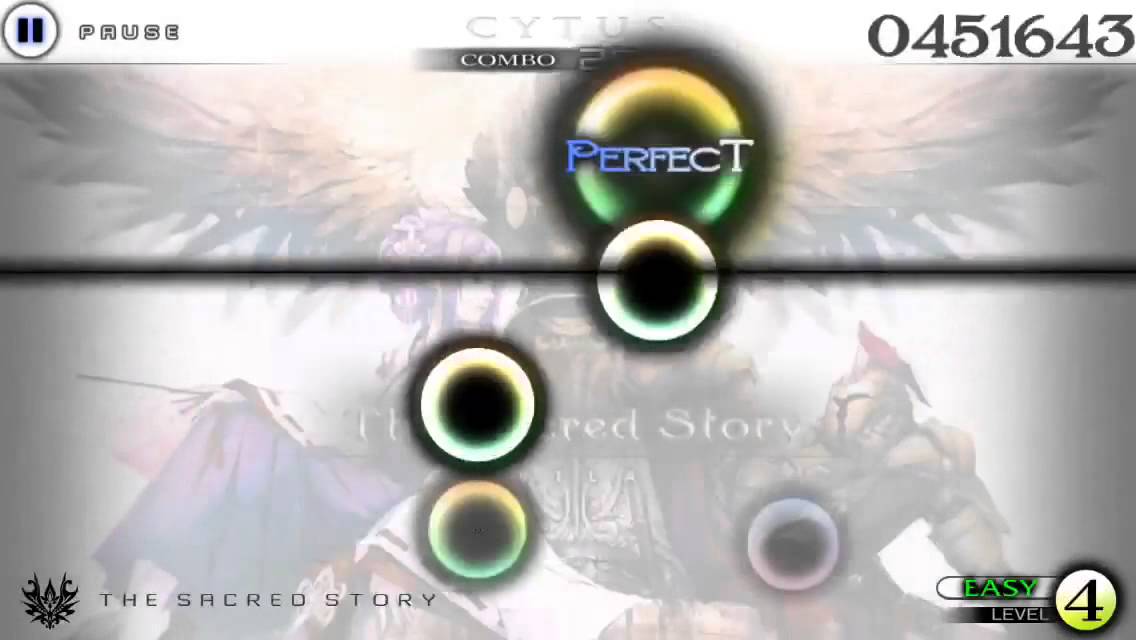 Cytus Gameplay - The Sacred Story(Easy) - 1000000 - YouTube