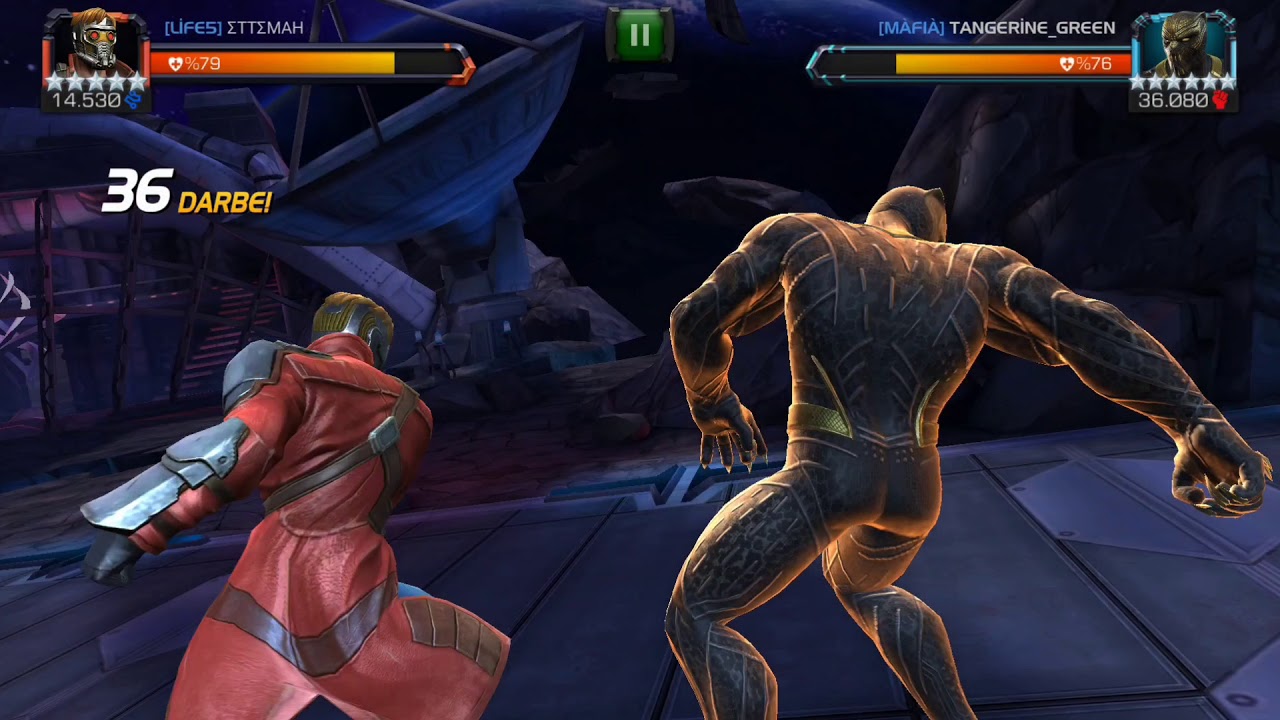 Mcoc Star Lord vs Killmonger - YouTube