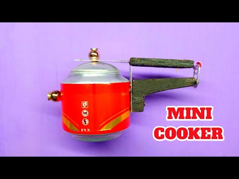 How to make mini pressure cooker from Aluminium cans. घर पर आसानी से ...