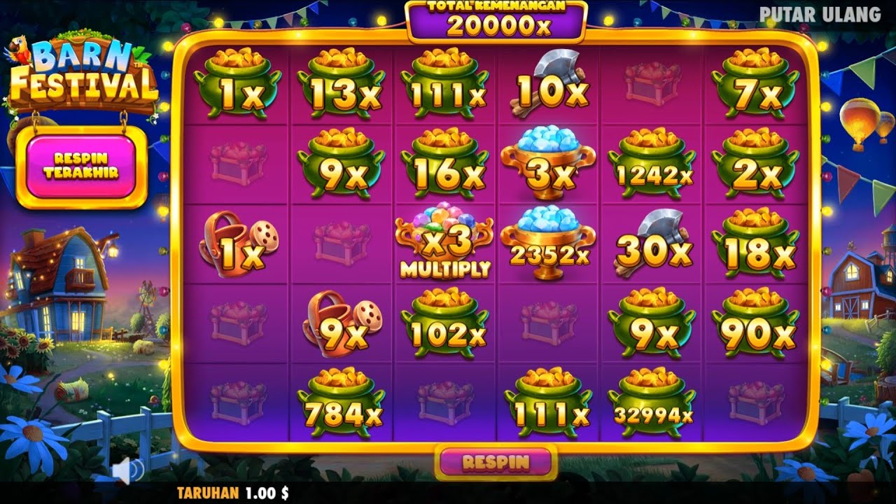 Barn Festival. Win 20,000x (max win) - YouTube