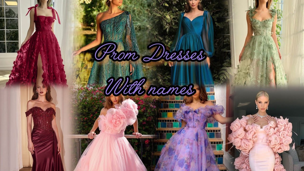 stunning prom dress with names👗 | prince gown|#promdress #weddingdress ...