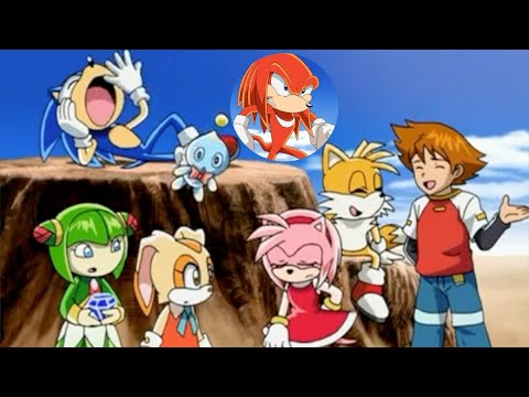 Sonic X Comparison: Knuckles Convinces Sonic & Others To Believe Eggman ...