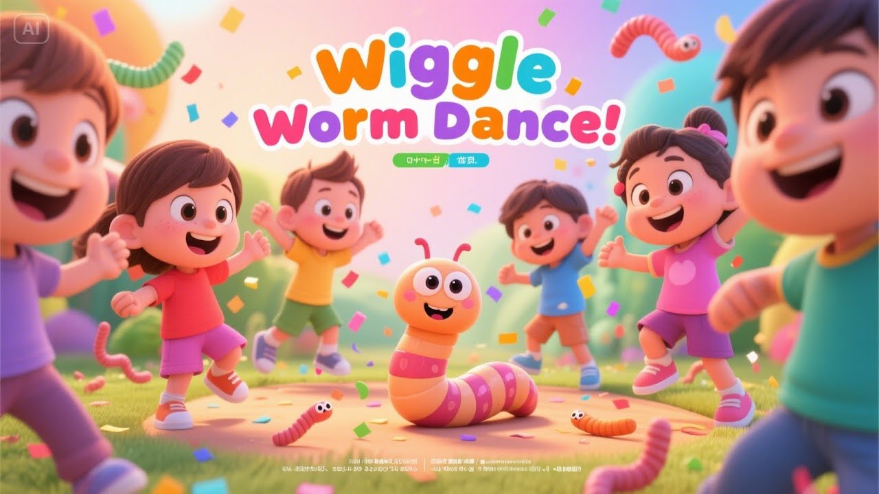 🪱 Wiggle Like a Worm – Wobble Wiggle Wiggle! 🌟🎶 | Fun & Silly Dance ...