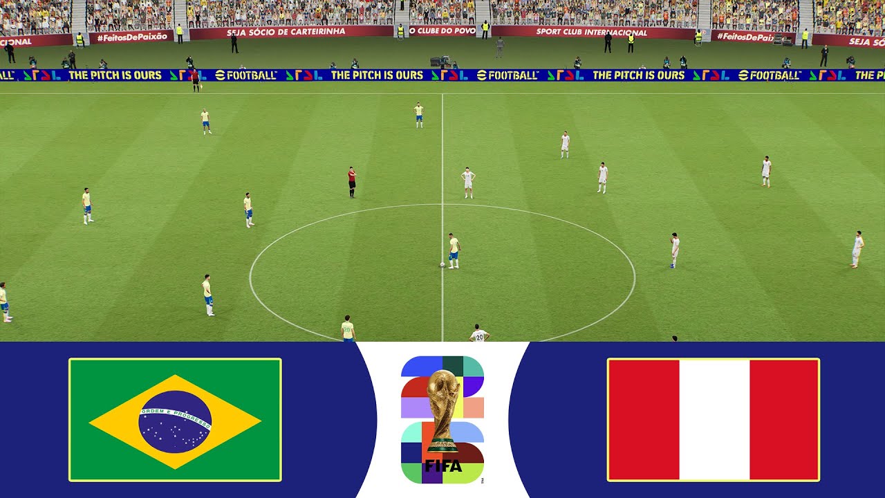 Brazil vs Peru - FIFA World Cup 2026 Qualifiers - 15th October 2024 ...