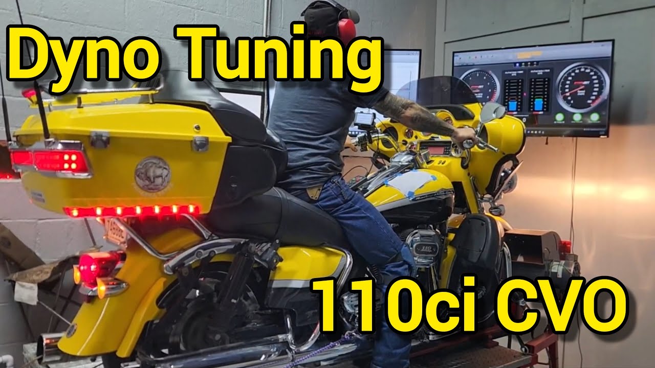 Harley SE Screamin Eagle 110ci Motor Dyno Tune Street Glide Power ...