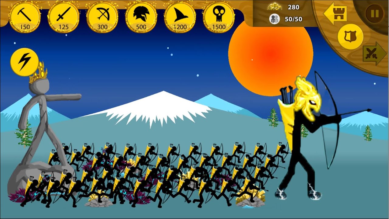 Army Golden Archidon Fight Against Super Giant | Stick War Legacy Mod ...