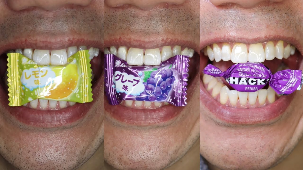 Sweet Sounds ASMR: Chewing Chocolate and Candy Close-Up - YouTube