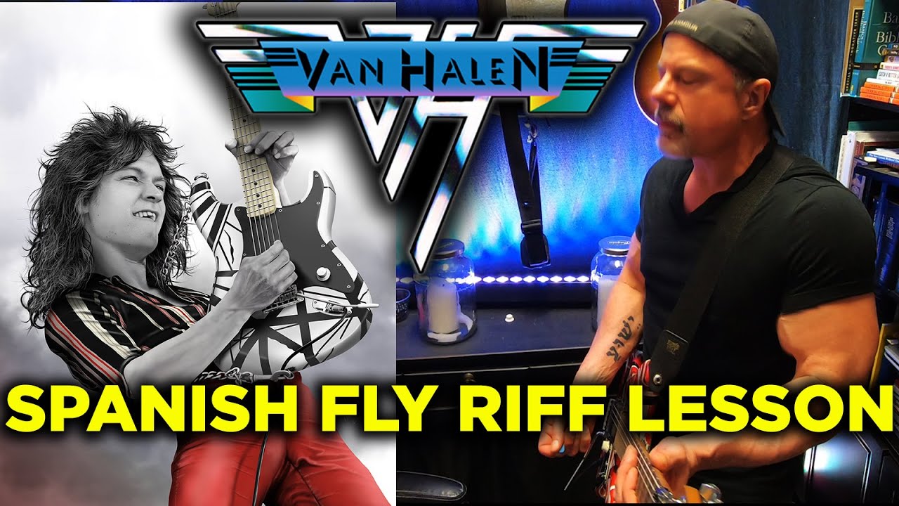 VAN HALEN SPANISH FLY RIFF LESSON - YouTube