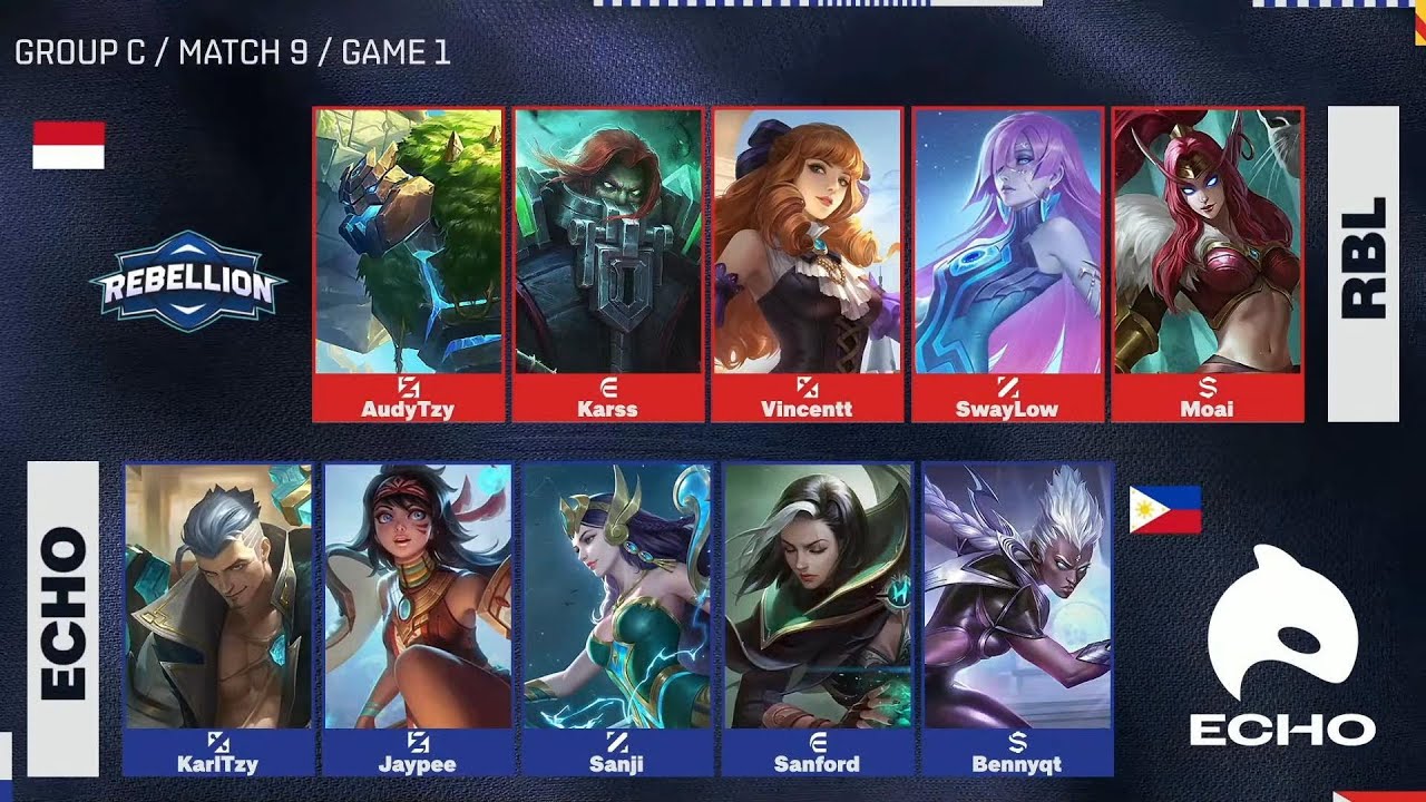 RBL VS ECHO ( 0 : 1 ) BO1 - Mobile Legends ONE Esports MPL Invitational ...