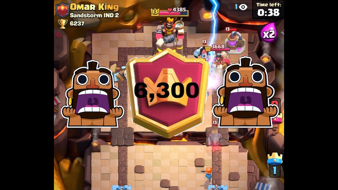 Hitting 6,300 trophies with *INSANE* Mega-Loon deck! | Clash Royale ...