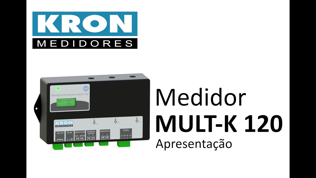 MULT-K 120 Multimedidor de Grandezas Elétricas - YouTube