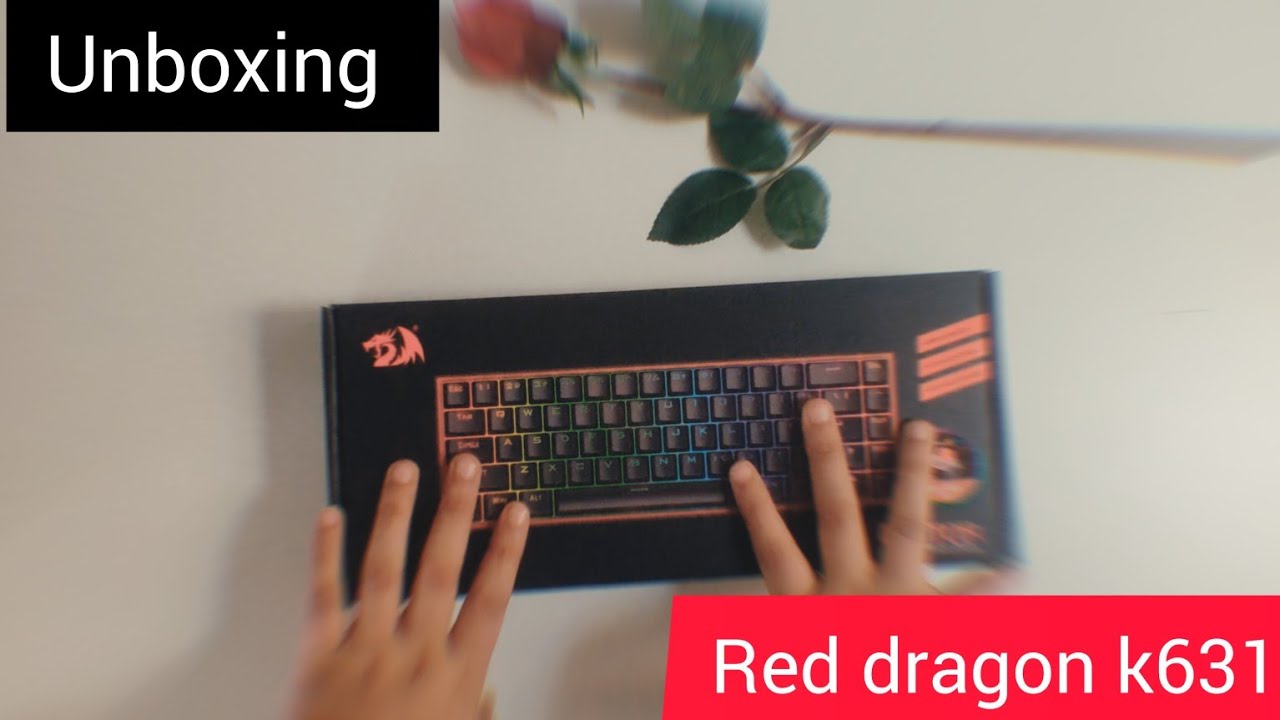 Unboxing Keyboard Red Dragon K631 - YouTube