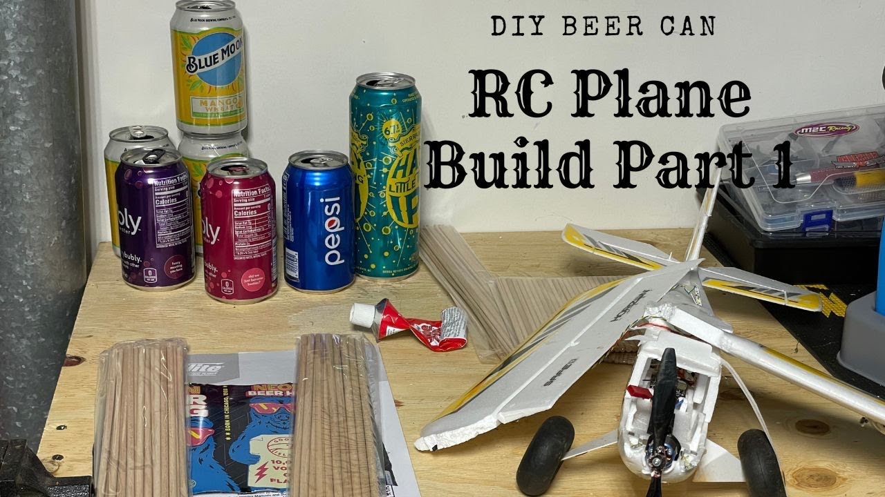 DIY Beer Can RC Plane Build Part 1 - YouTube