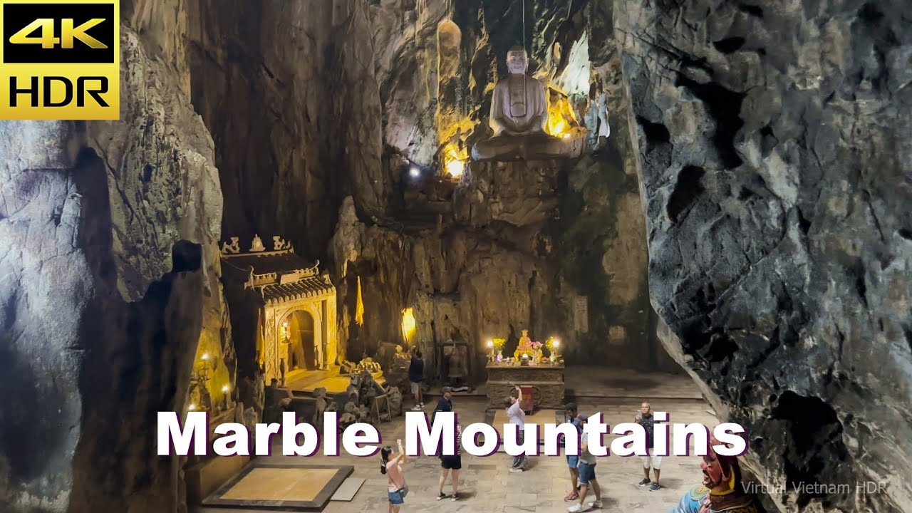 4K HDR | Walking Marble Mountains in Da Nang | Vietnam 2023 - With Captions - YouTube
