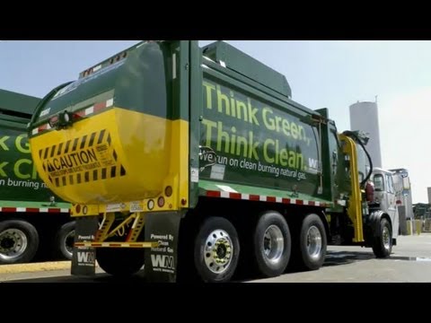 Renewable Natural Gas From Landfill Powers Refuse Vehicles - YouTube