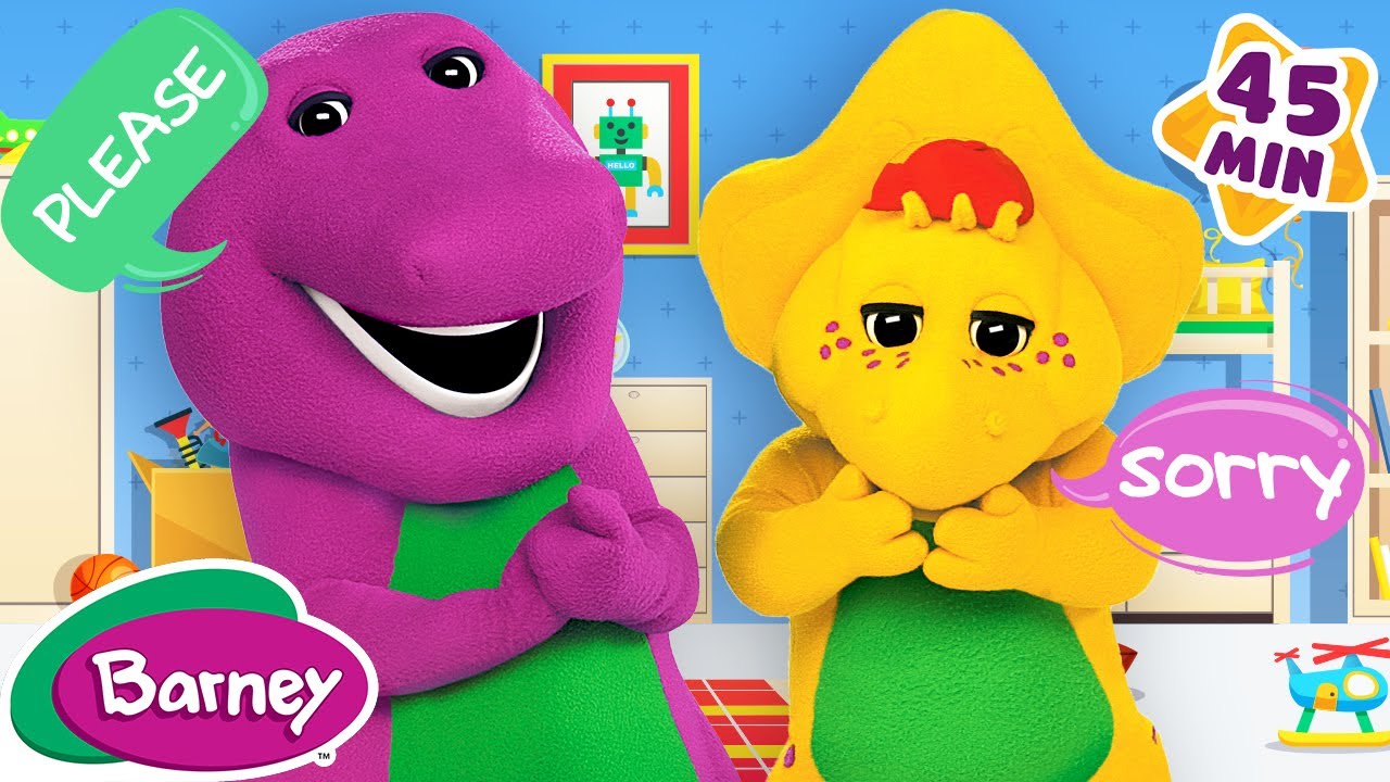 Good Manners | Best Behavior for Kids | Full Episode | Barney the ...