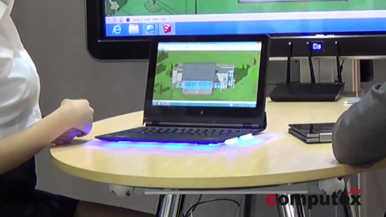 COMPUTEX TAIPEI 2014 - Intel Live Demo Part 4 - WiDi Application in ...