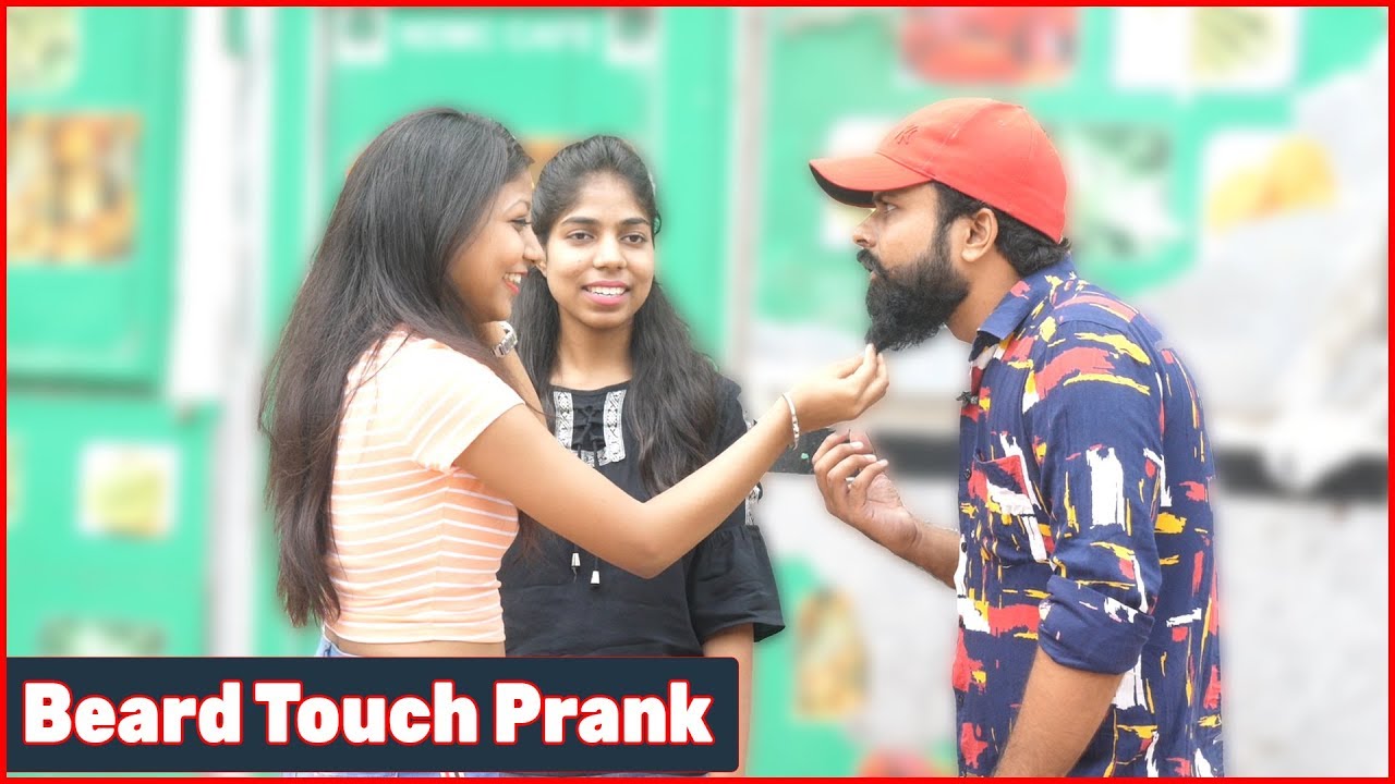 Touch My Beard Prank On Cute Girls | BB Pranks | Prank In India - YouTube
