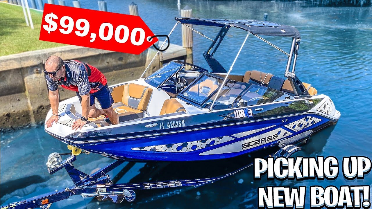 FINALLY PICKING UP MY NEW BOAT ! ( FIRST RIDE ) | BRAAP VLOGS - YouTube