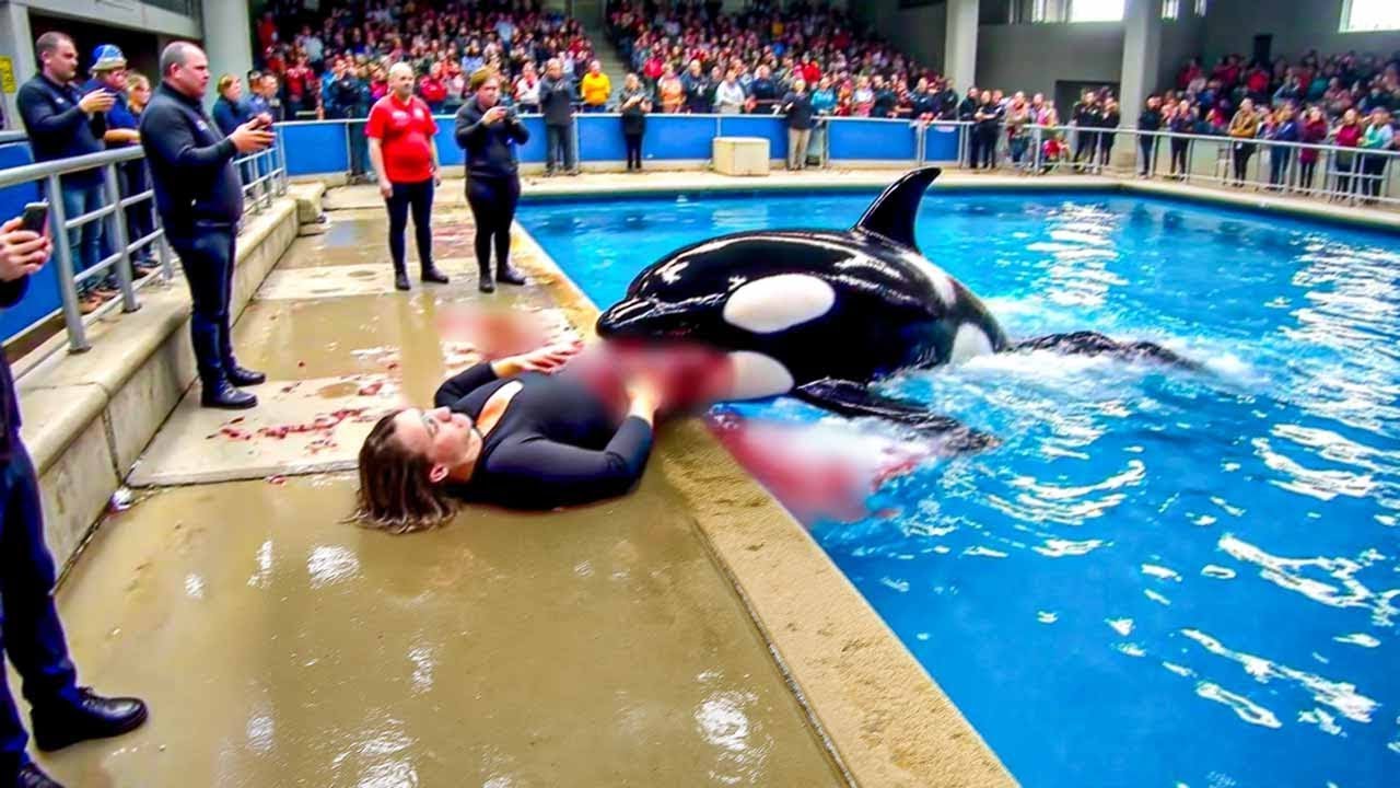 O trágico fim da treinadora de orcas Maris Ellington - YouTube