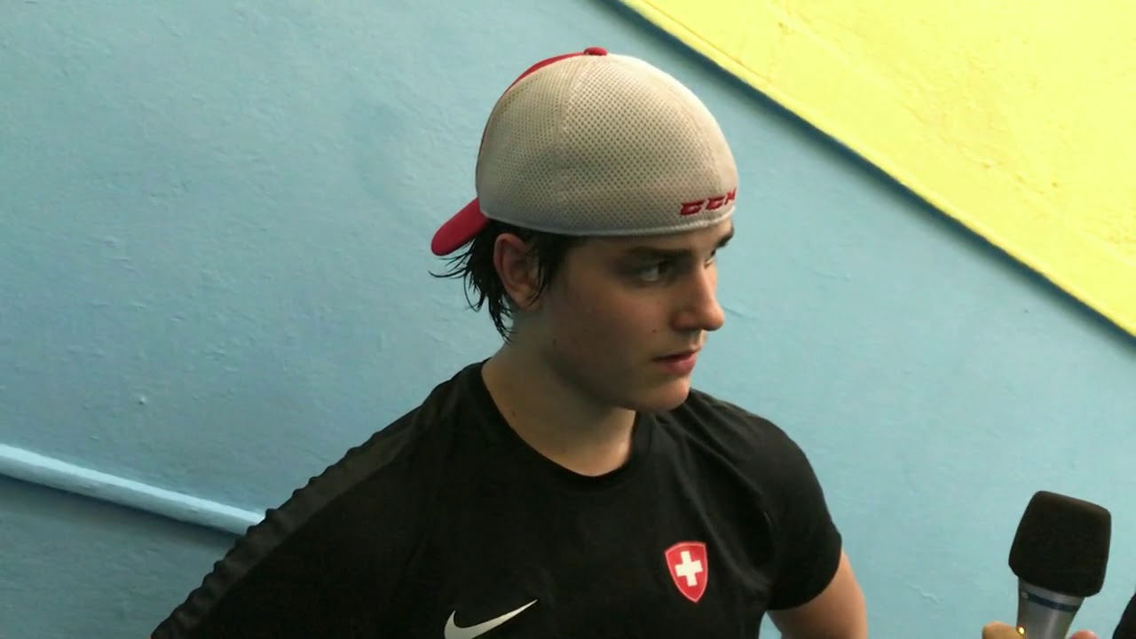 Noah Patenaude (SUI) after 0:8 loss against Canada - YouTube