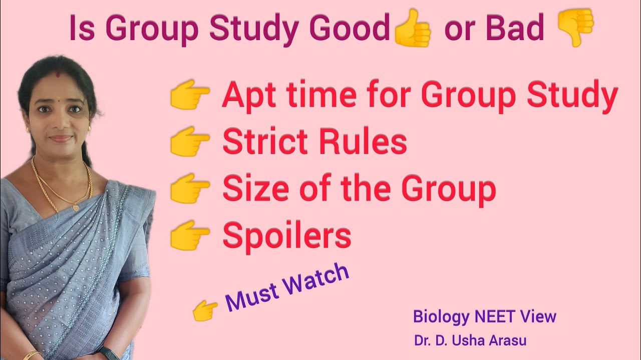 Group study | Good or Bad | Biology NEET View - YouTube