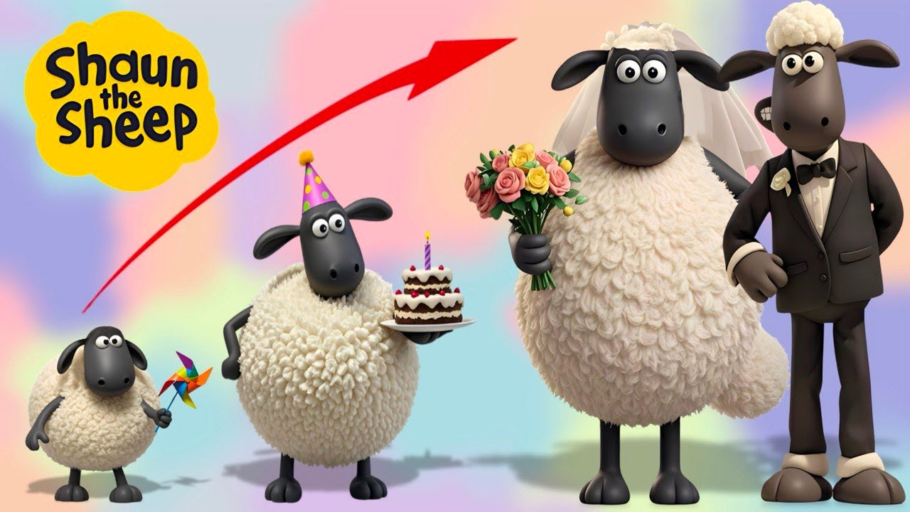 Shaun the Sheep: Growing Up – From Cute Lambs to Grumpy Oldies! - YouTube