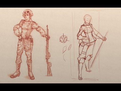 How to Draw Fabric Folds and Cloth Wrinkles - YouTube