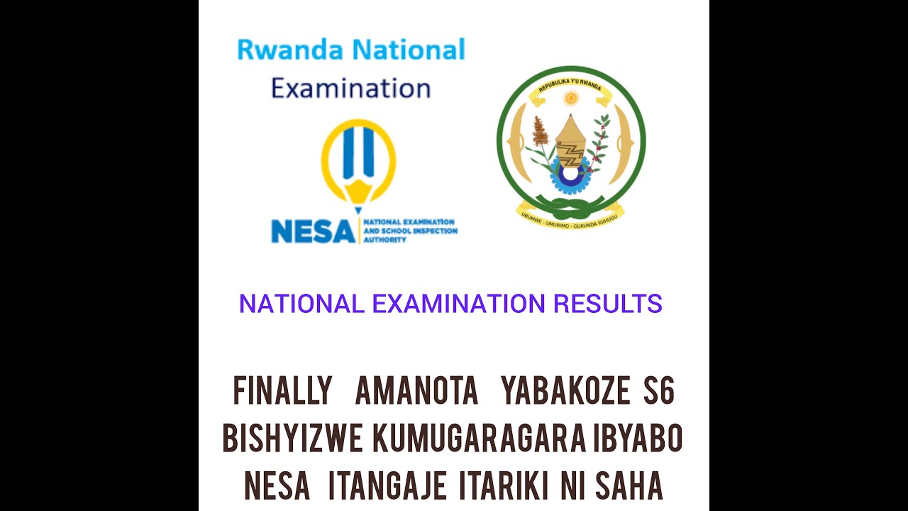 AMANOTA YA BAKOZE NATIONAL EXAMINATION S6 2024/2025 - YouTube