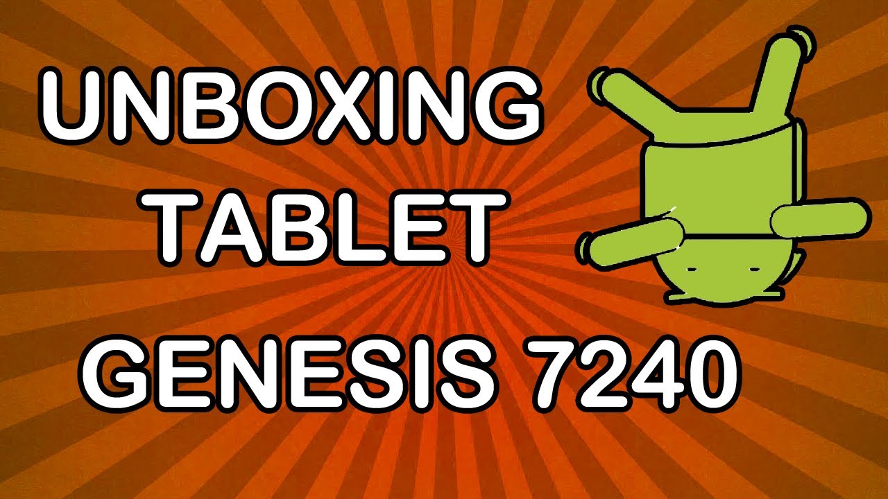 Unboxing Tablet Genesis tab GT-7240 - YouTube