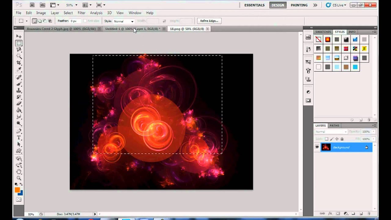 How to Make A Smudge Signature In Adobe Photoshop CS5 - YouTube