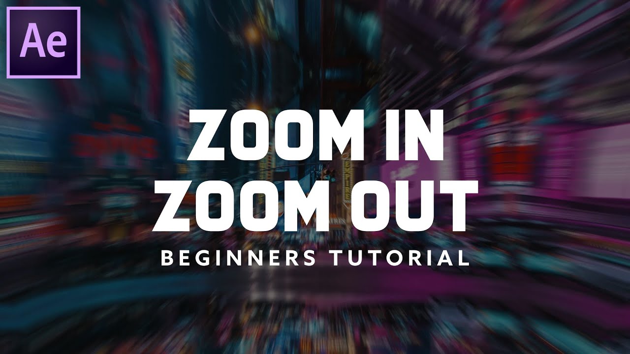 Zoom In & Out Transition Tutorial in After Effects | Beginners After Effects Tutorial 2020 - YouTube