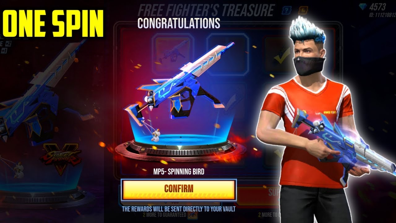 I GOT MP5 NEW GUN SKIN // NEW MP5 GUN SKIN// STREET FIGHTER MP5 GUN ...