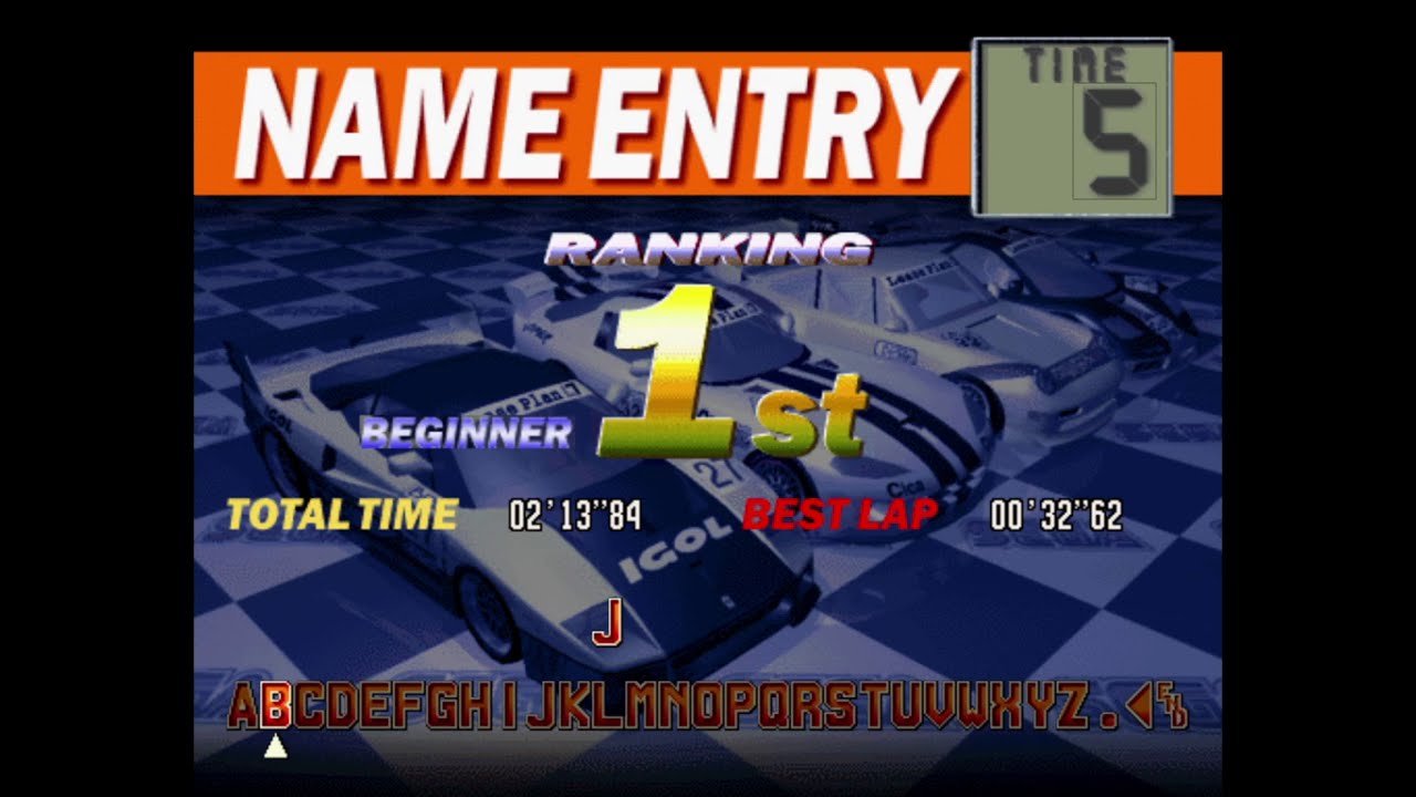 Sega Super GT: Beginner Day Track - 1st Place 1st Time - YouTube