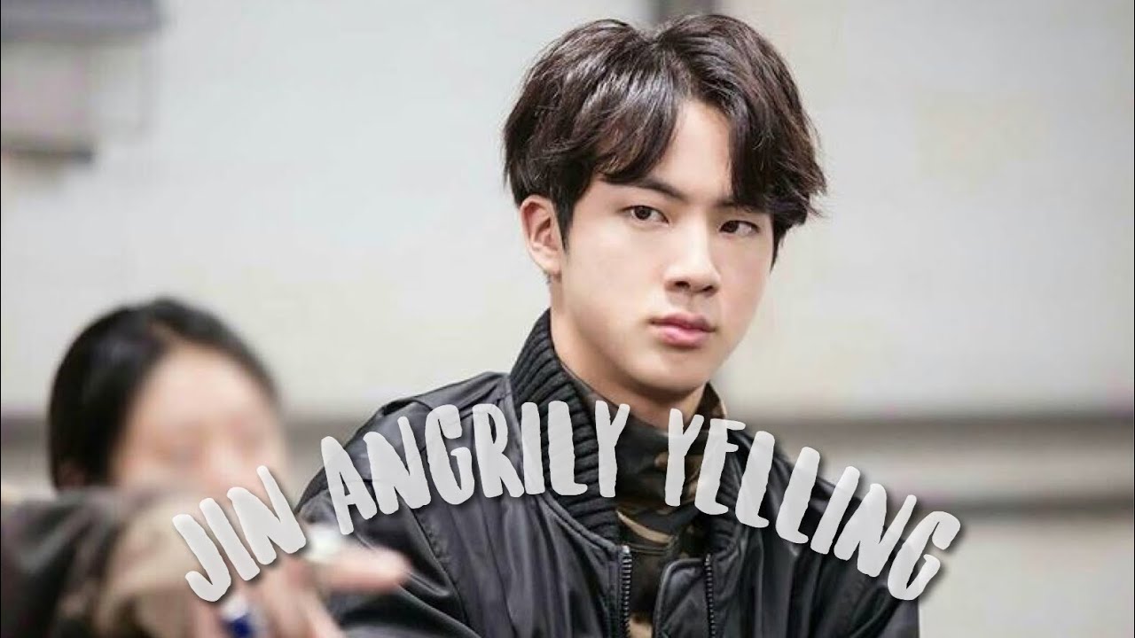 jin angrily yelling ft.jimin - YouTube