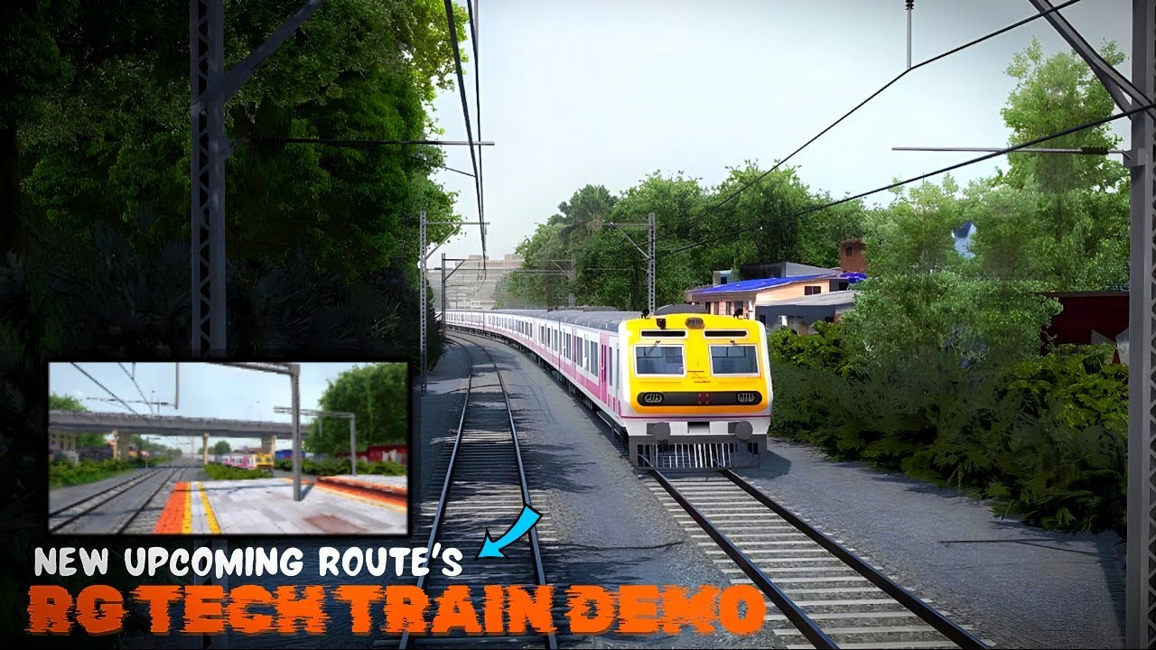 RG TECH TRAIN DEMO NEW UPDATE FIRST LOOK 😎🤩|NEW LOCOMOTIVE|NEW COACH ...